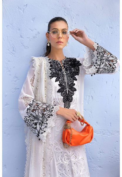 Maria B Premium Luxury Lawn 2025 – Elegance in Lucknowi Chikankari ...